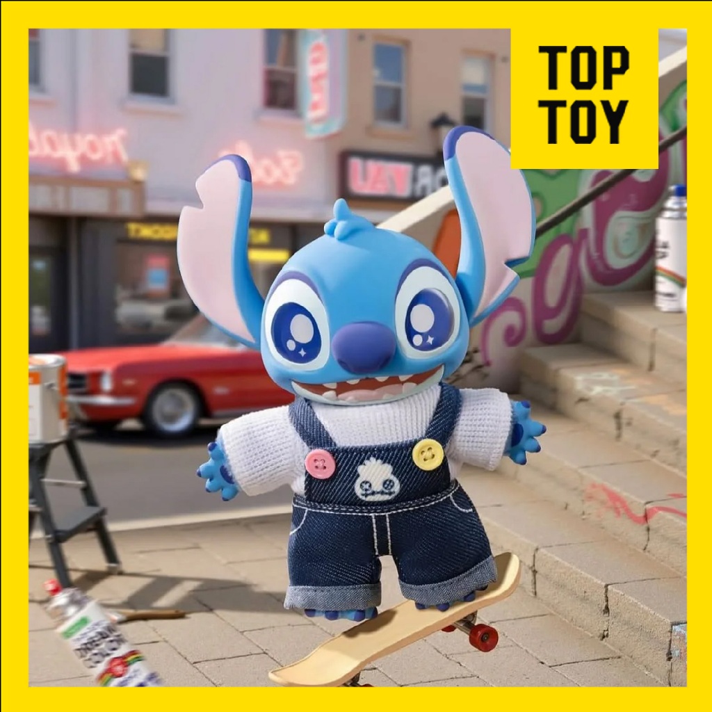 Jual TOPTOY - Disney Stitch Dress-Up Show Series Vinyl Plush Blind Box ...