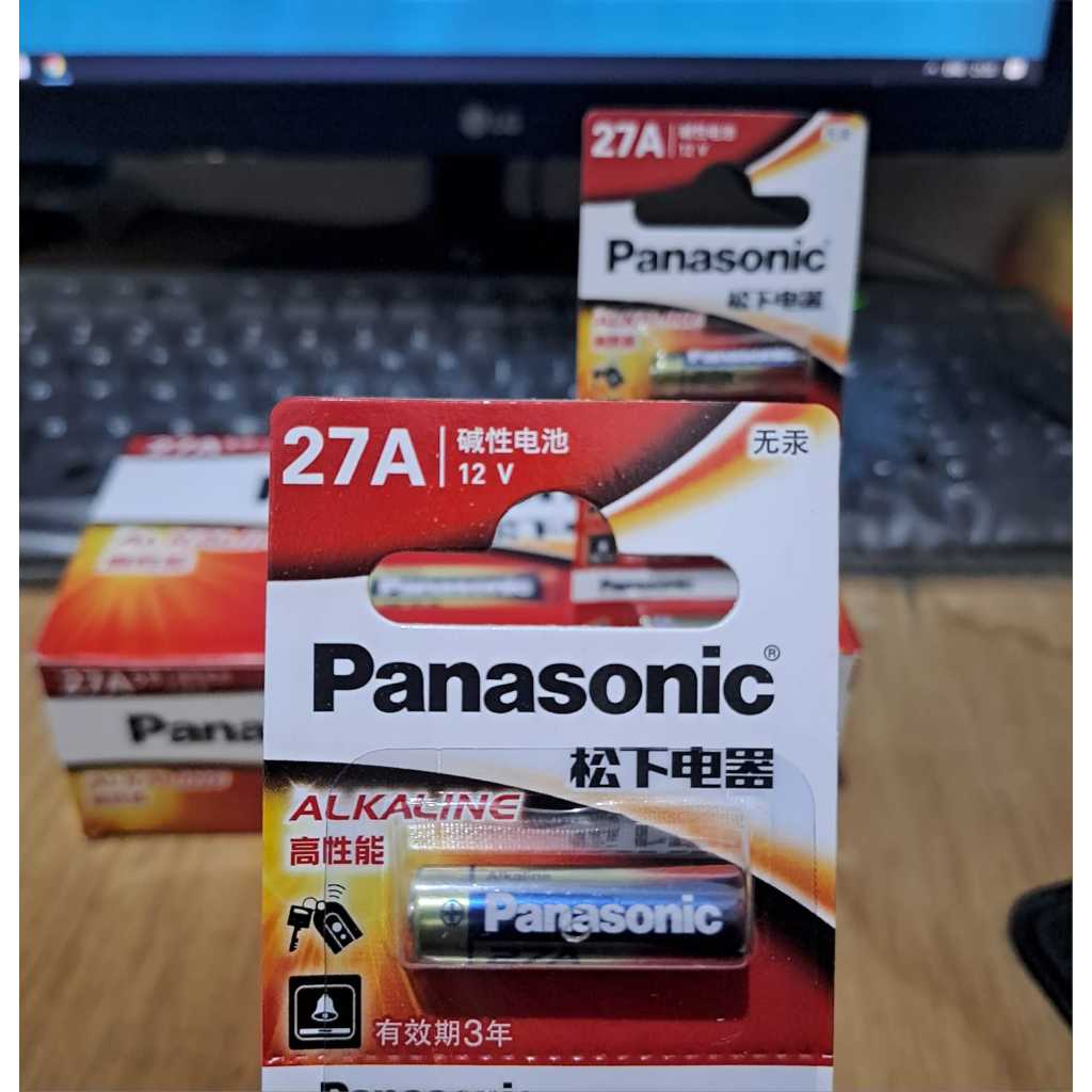 Jual Baterai Panasonic 27A 12V Original Alkaline Batre A27 MN27 LRV27A ...