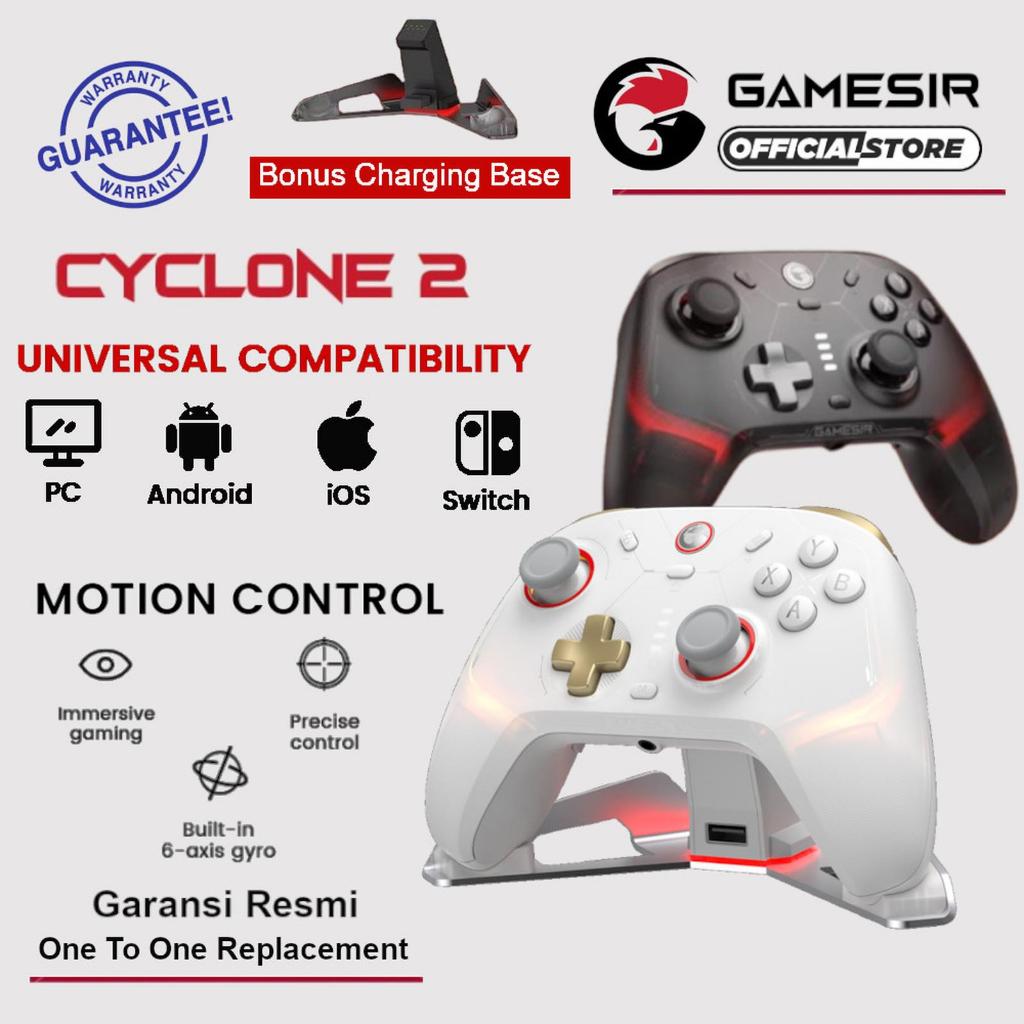 Jual GameSir Cyclone 2 Wireless Gamepad Controller Joystick Hall Effect ...