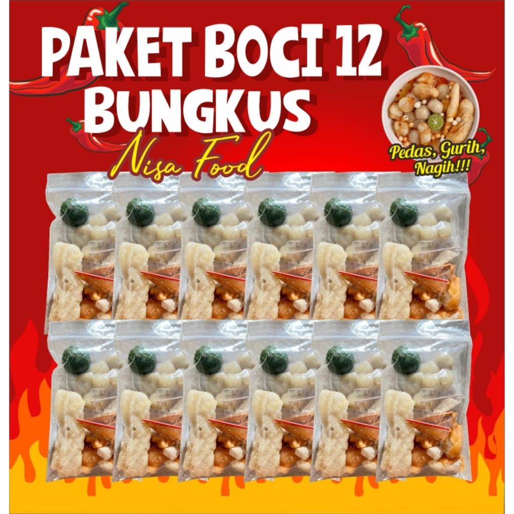 Jual Baso Aci 12 Bungkus Paket Hemat/ Baso Aci Instan / Baso Aci 12 ...