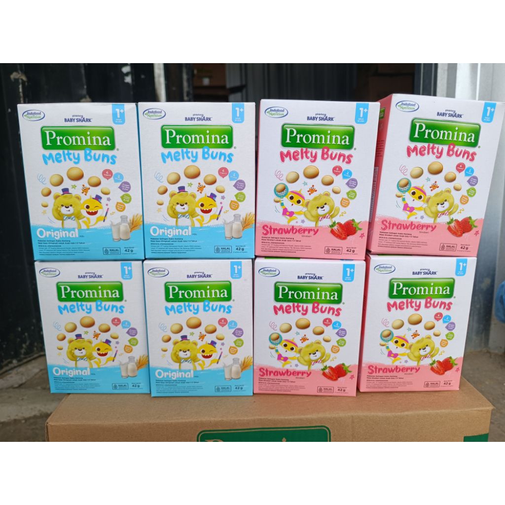 Jual Makanan Selingan Kukis Kentang Promina Melty Buns Rasa Original ...