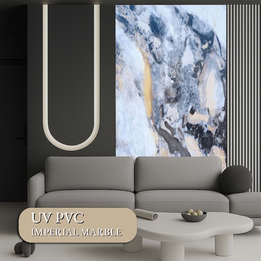 Jual UV Marble Sheet 244 x 122 cm PVC Marmer / Wallpanel Marmer / Panel ...