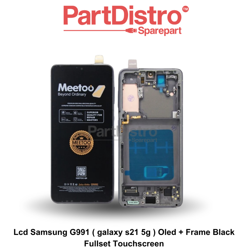 Jual Lcd Samsung G991 ( galaxy s21 5g ) Oled + Frame Black Fullset ...