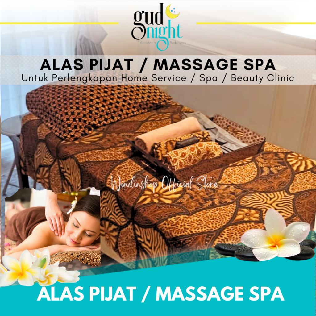 Jual ALAS KAIN BATIK MASSAGE SPA KAIN BATIK LEMBARAN ALAS PIJAT SPA ...
