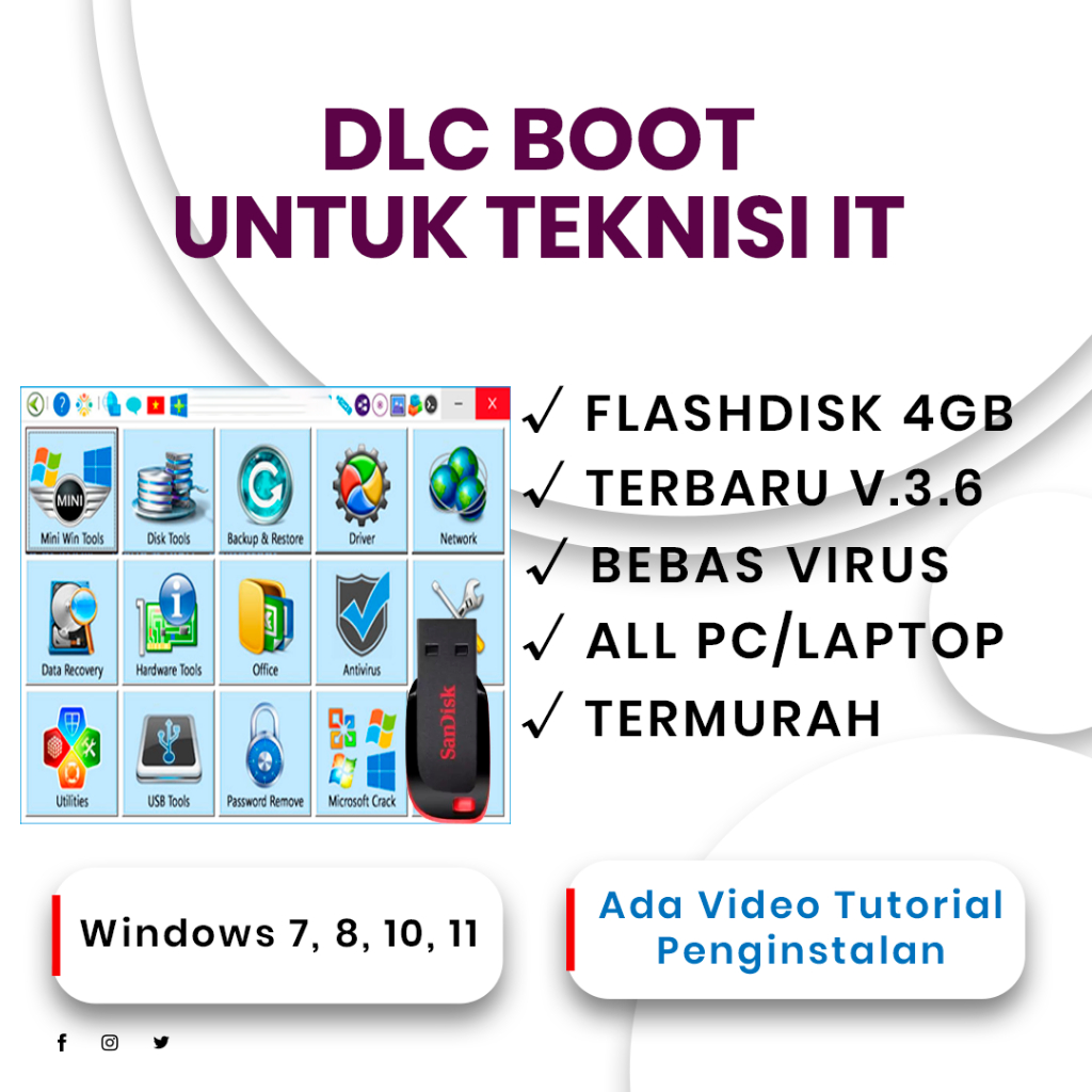 Jual DLC Boot Terbaru via Flashdisk | Software Maintenance & Recovery ...