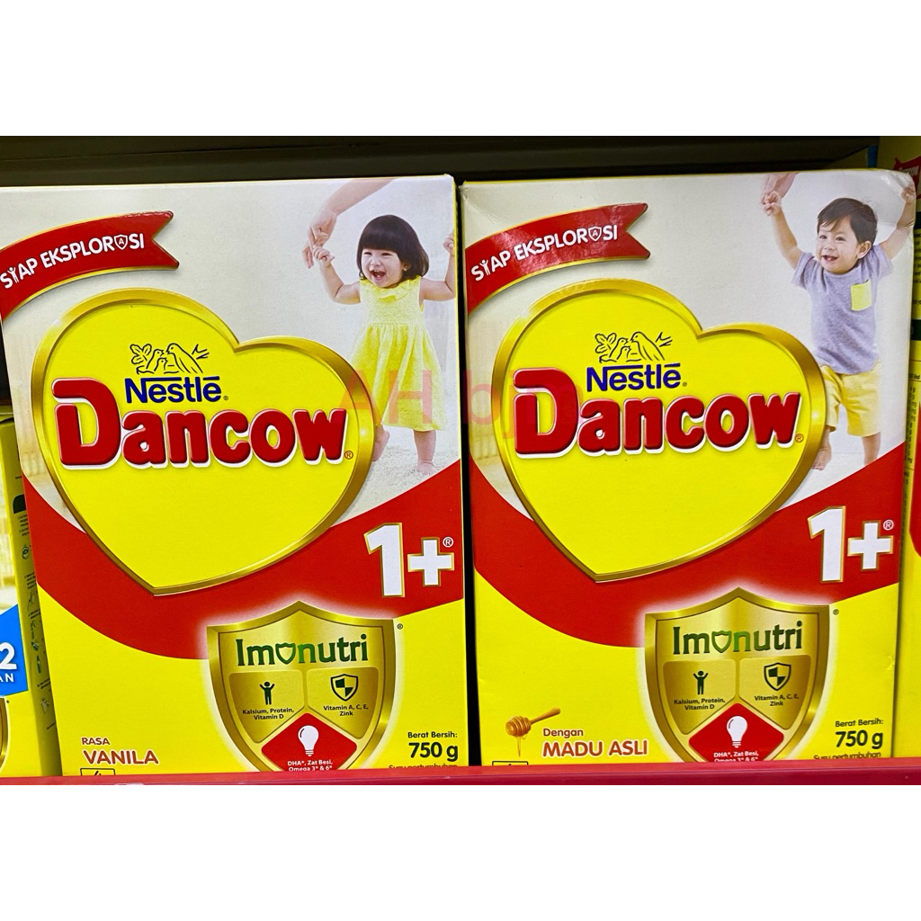 Jual Dancow 1+ imunutri susu pertumbuhan anak 1-3 tahun box kemasan 750 ...