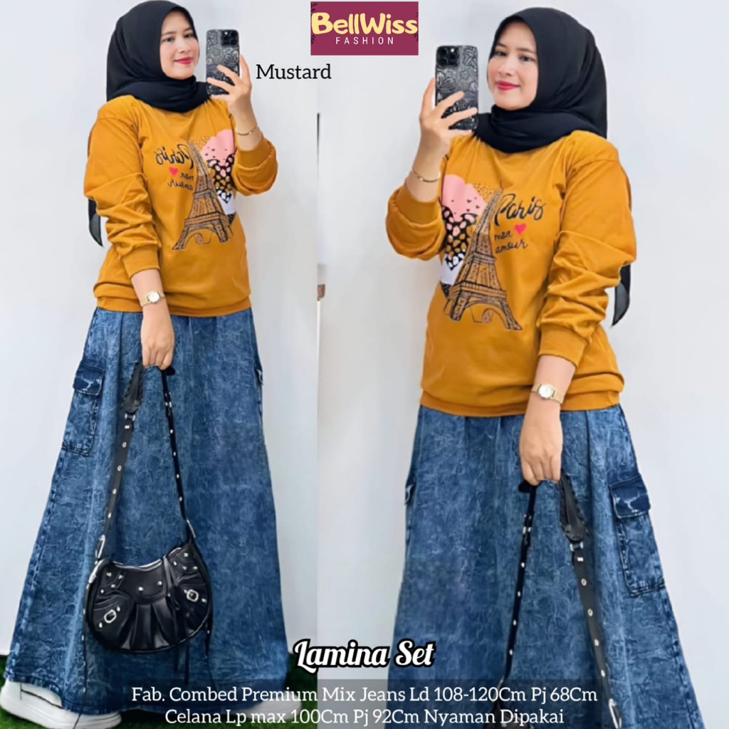 Jual [[ New Arrival ]] Setelan Kaos Dan Celana Merah Putih Dewasa Megan ...
