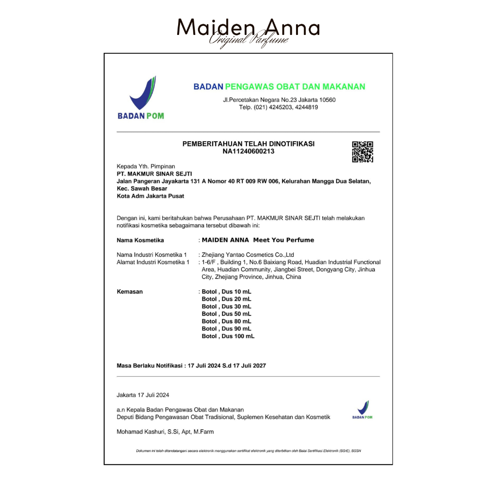 Jual Maiden Anna - Apple Meet You Red Apple 100ML EDP Original - Aroma ...