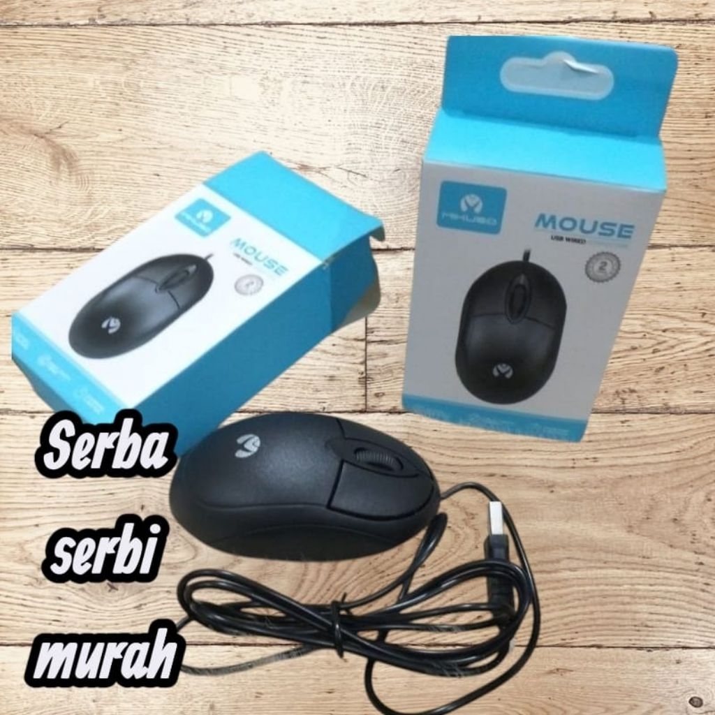 Jual Mouse Mikuso 015U Wired Mouse stb laptop cctv komputer Kabel USB ...