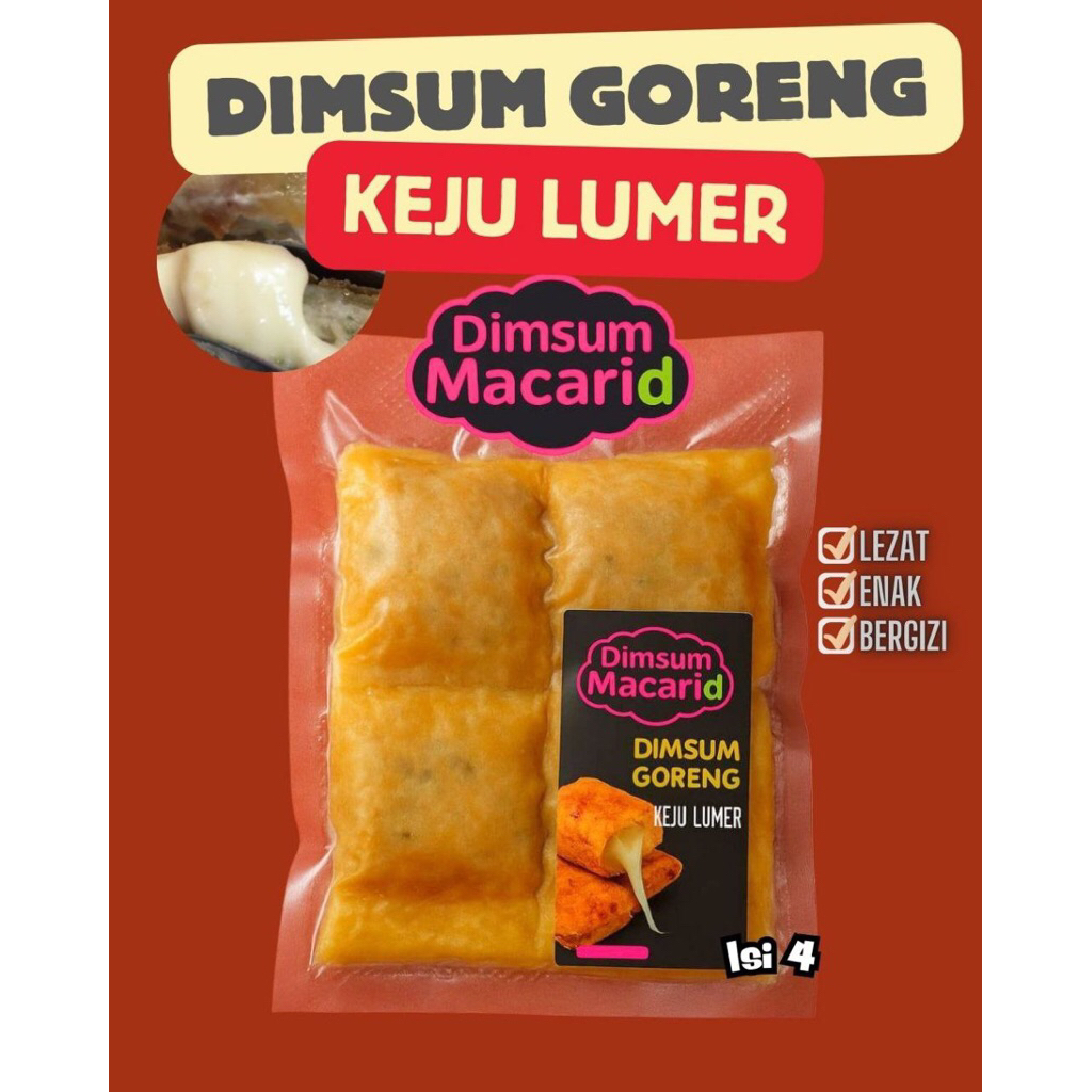 Jual Dimsum Goreng Keju Lumer crot Isi 4 (1 pack) | Shopee Indonesia