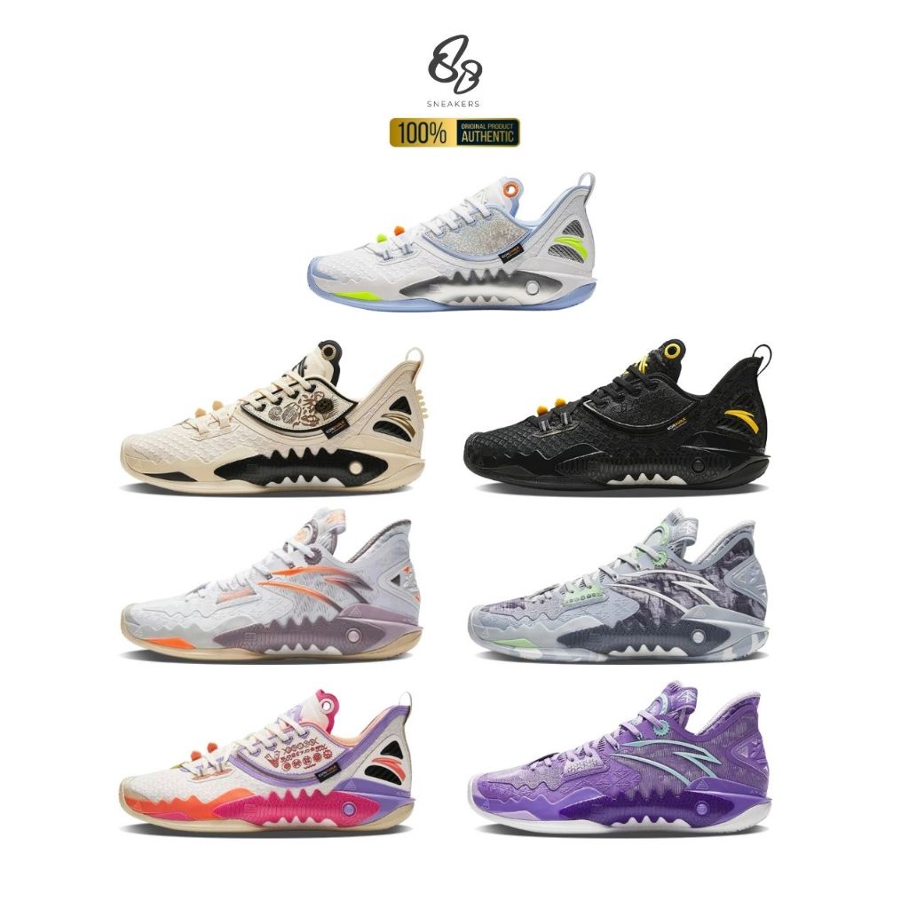 Jual Basketball Shoes ANTA Shock Wave 5 & Wave 6 All Colour | Shopee ...