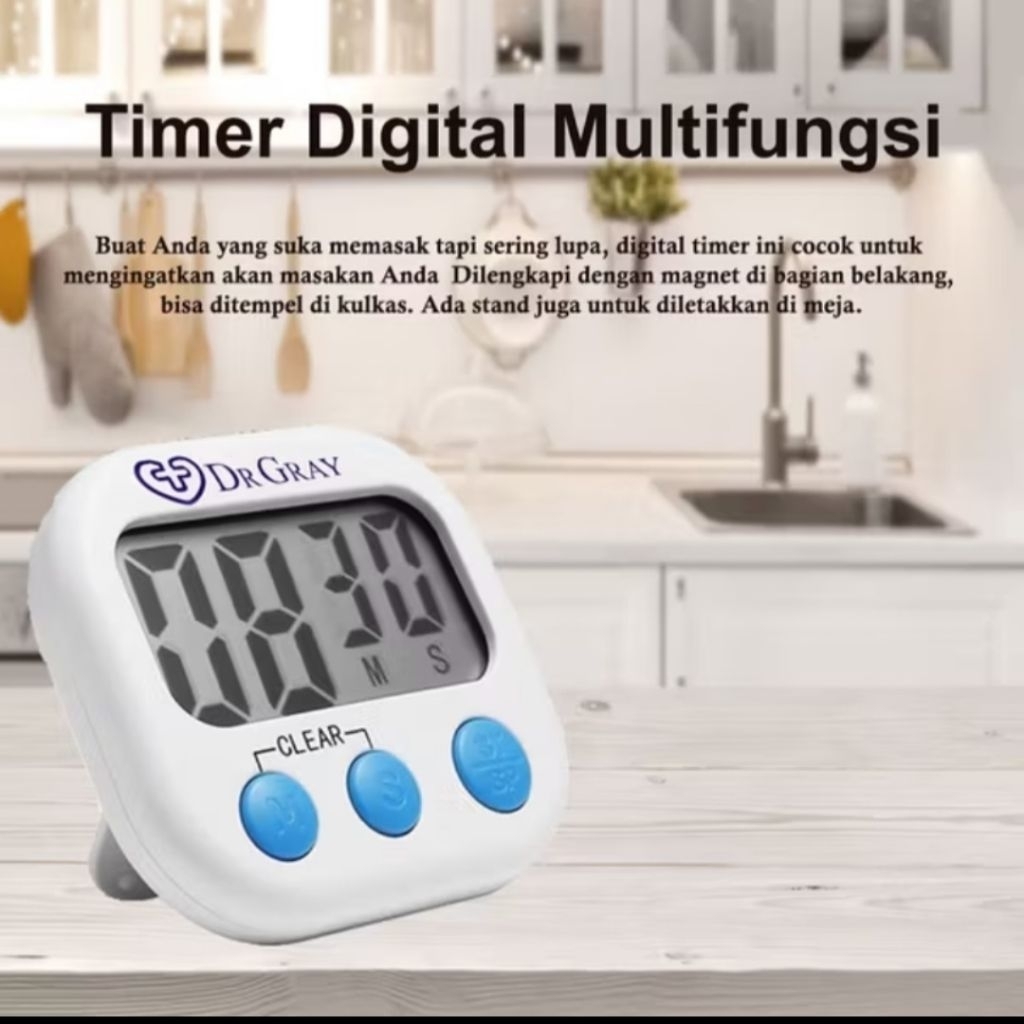 Jual DR GRAY Timer Digital Multifungsi / Timer Digital | Shopee Indonesia