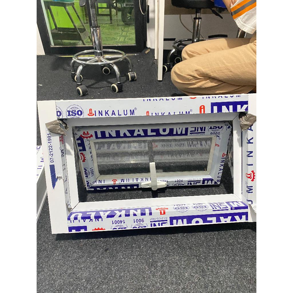 Jual Jendela Alumunium Boven Ukuran L50xT40 Free Packing Kayu | Shopee ...