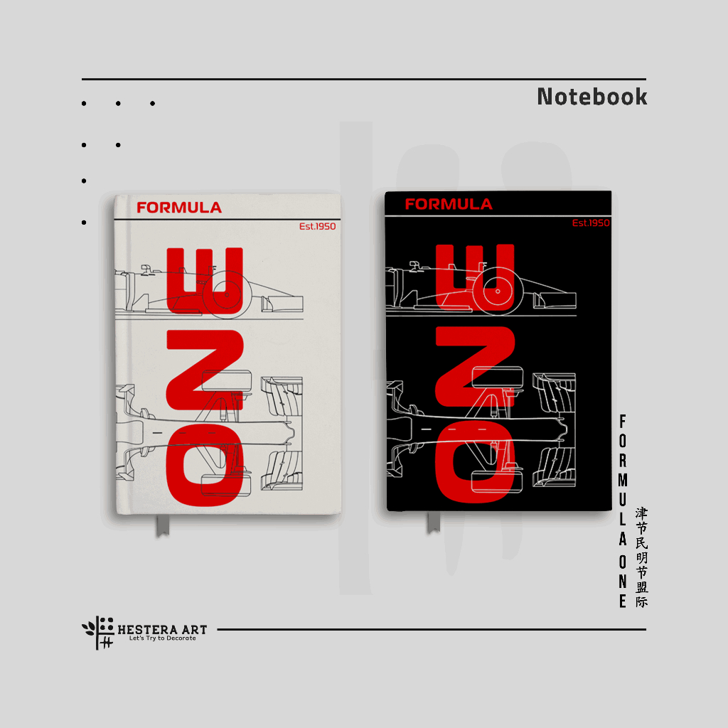 Jual Notebook Formula One Buku F1 Catatan Hardbook Ukuran A5 ...