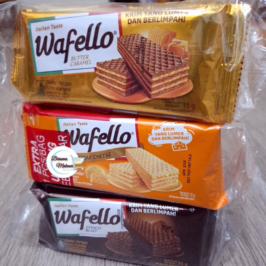Jual WAFELLO renceng 1000an wafer isi 10 sachet | Shopee Indonesia