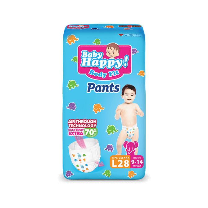 Jual BABY HAPPY PANTS L28 & M32 | Shopee Indonesia