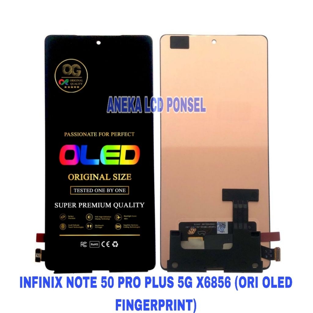 Jual LCD INFINIX NOTE 50 PRO PLUS 5G X6856 (ORI OLED FINGERPRINT ...
