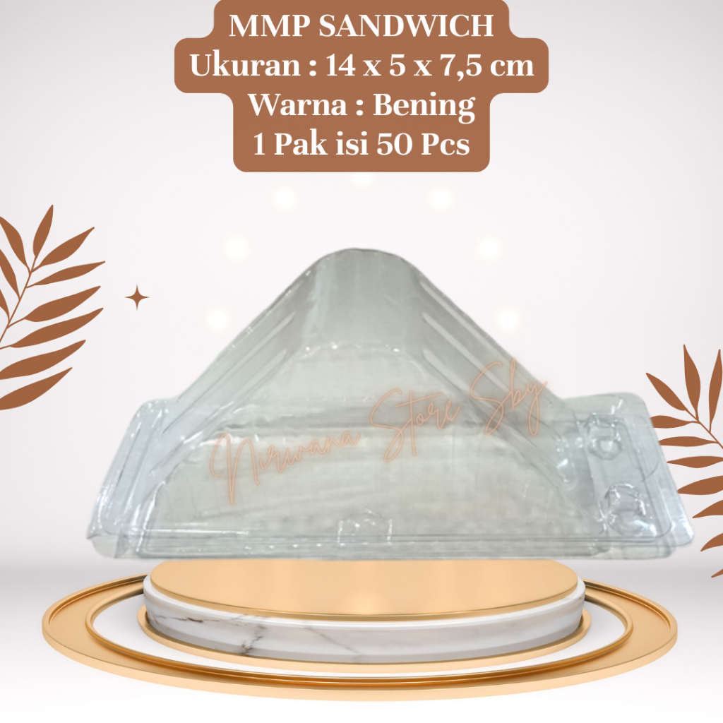 Jual (50 Pcs) MMP SANDWICH | Mika Kue Sandwich | 14x5x7,5 | Mika ...