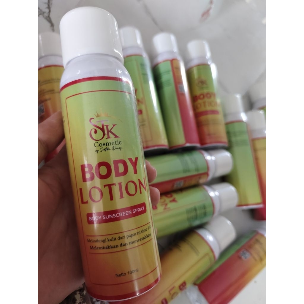 Jual stk sunscren body lotion spray | Shopee Indonesia