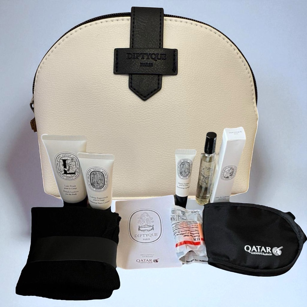 Jual Diptyque Giftset Doson Type 2 isi 7 item + Pouch White Leather ...