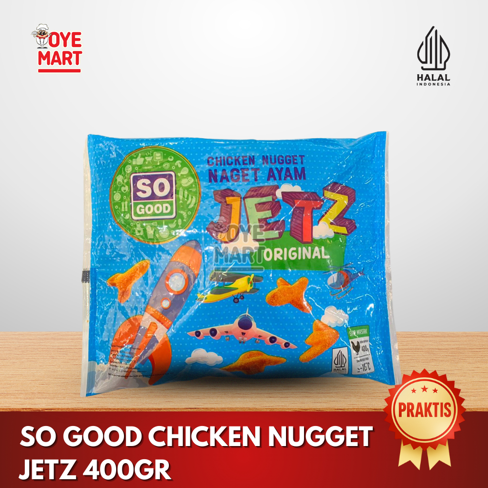 Jual SO GOOD CHICKEN NUGGET JETZ 400GR / NAGET AYAM ORIGINAL | Shopee ...