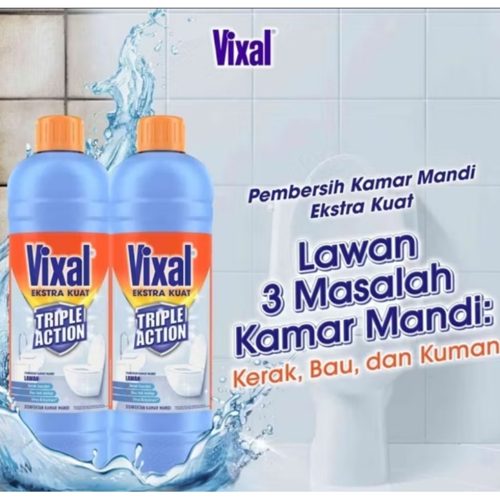 Jual Vixal Pembersih Porselen & Kamar Mandi HCI Anti Kerak Bandel ...