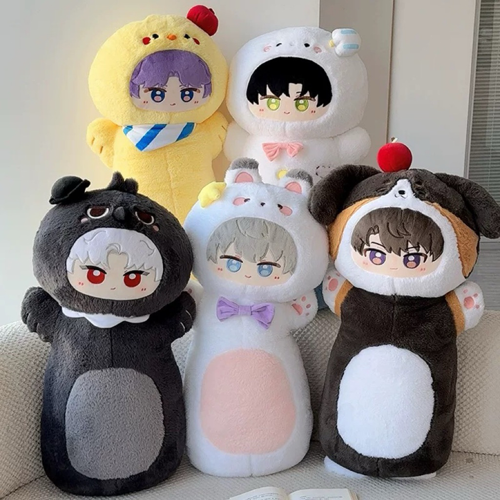 Jual Boneka Fluffy Plushie Doll Bentuk Guling Besar 80 CM Love And Deep ...