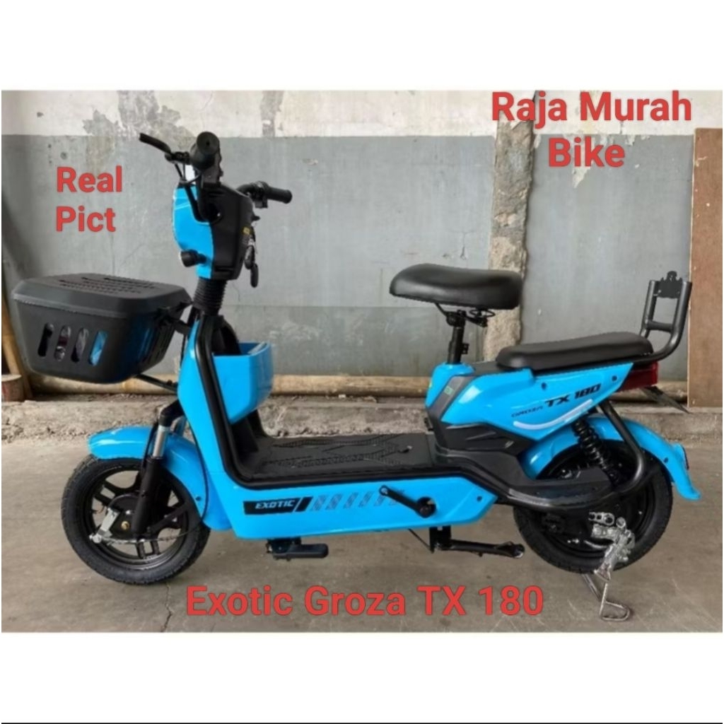 Jual Sepeda Listrik Exotic Groza TX180 Bergaransi Resmi Sepeda Listrik ...