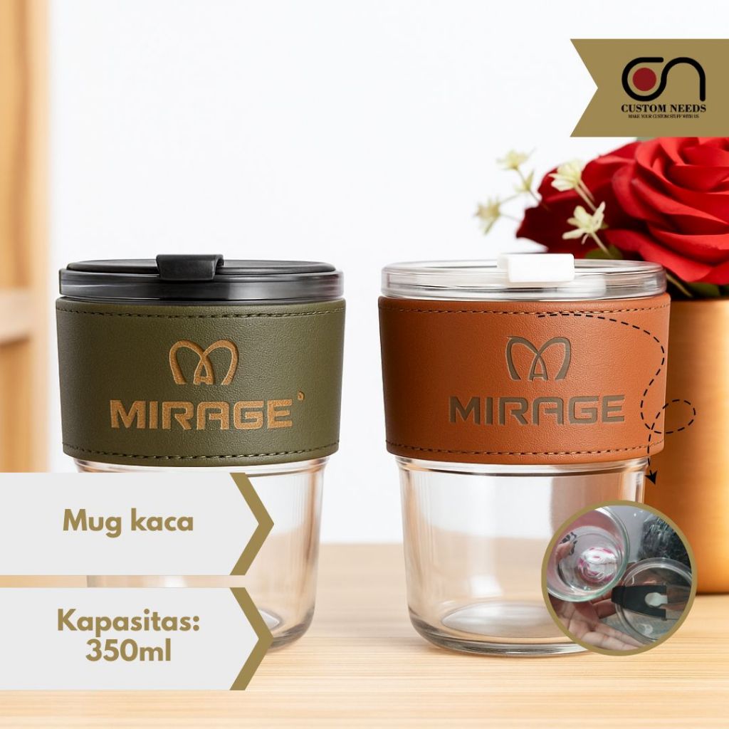 Jual GELAS POUCH GRAFIR 2 SISI GELAS TUMBLER KOPI 400ml GELAS POUCH ...