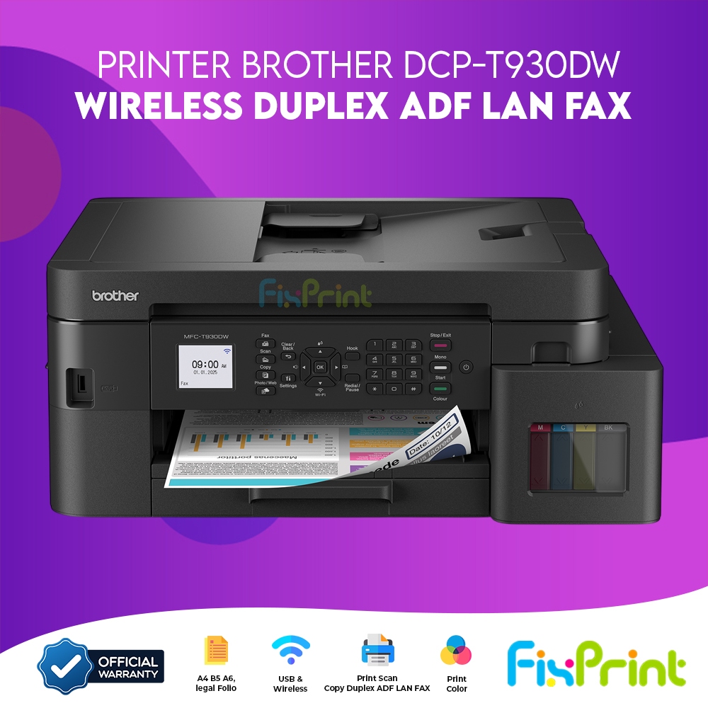 Jual FixPrint Printer Brother DCP-T930DW / DCP T920DW Ink Tank ...