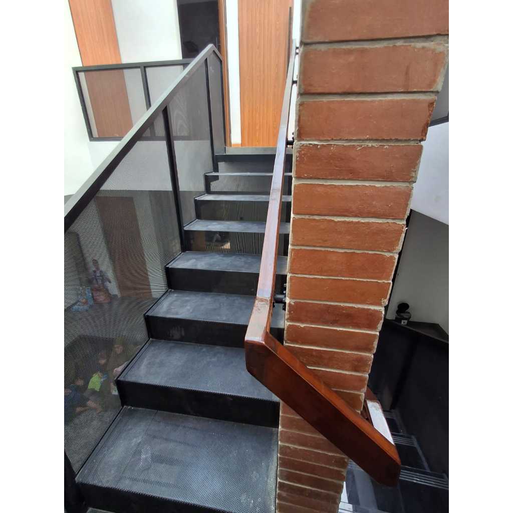 Jual Railing industrial plat perforated finish powdercoating | Shopee ...