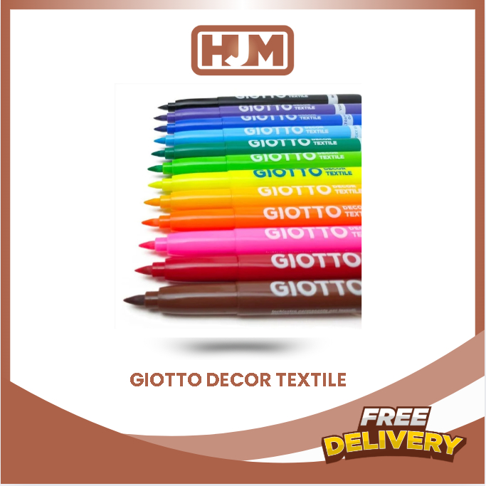 Jual Giotto Decor Textile Fabric Marker Permanent Tinta | Shopee Indonesia