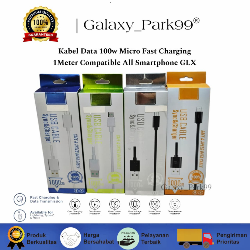 Jual Kabel Data 100w Micro Fast Charging 1Meter Compatible All ...