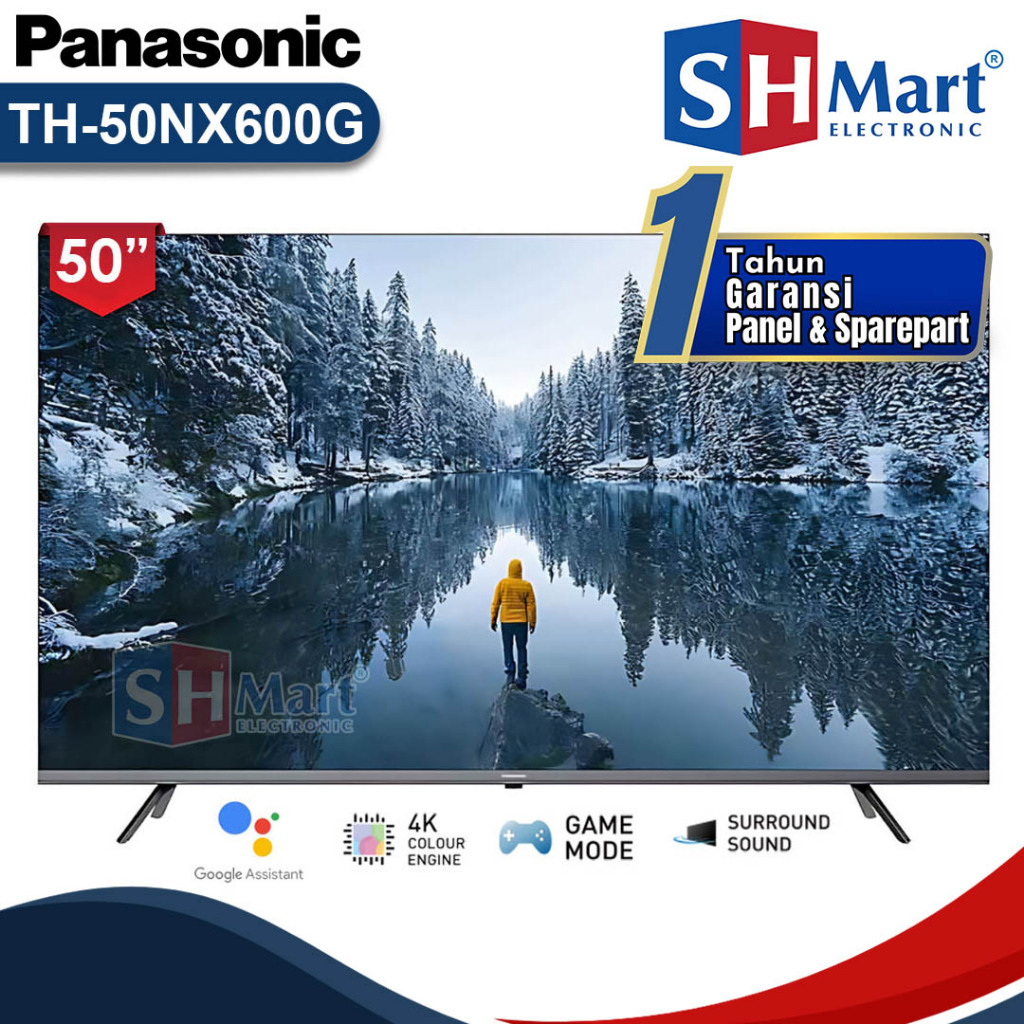 Jual TV PANASONIC 50 INCH TH-50NX600G / 50NX600G 4K UHD GOOGLE TV ...
