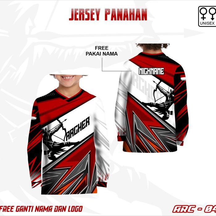 Jual Baju panahan jersey olahraga archer kaos archery panahan anak free ...