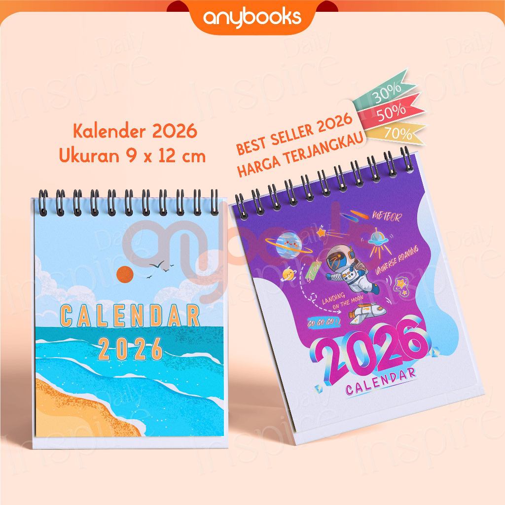 Jual NEW KALENDER MEJA MINI 2026 MOTIF LUCU - KALENDER MEJA KANTOR 2026 ...