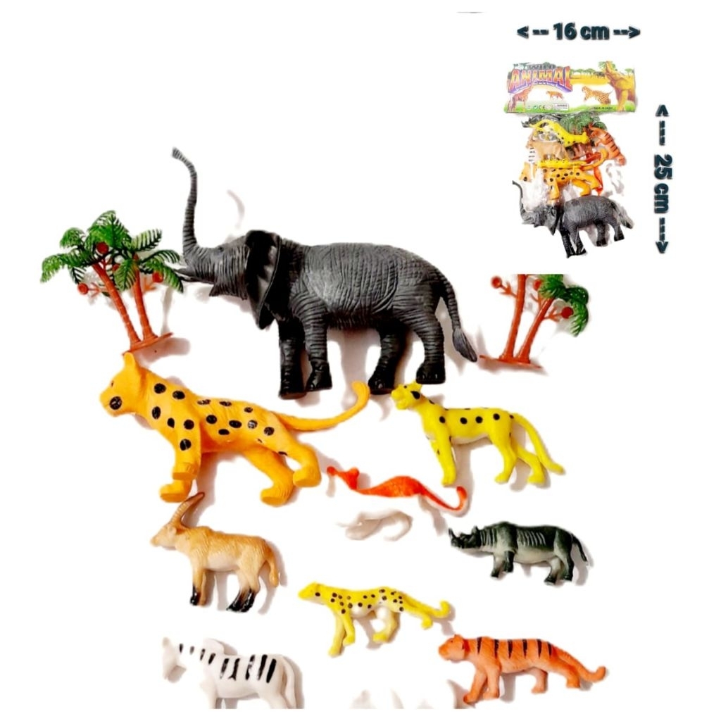 Jual Mainan Hewan Animal KTG Wild Animal | Shopee Indonesia