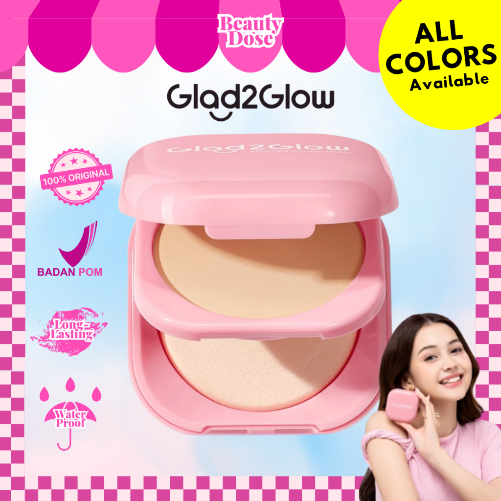 Jual Glad2Glow Perfect Blurring Powder Foundation 8.5gr | G2G Powder ...