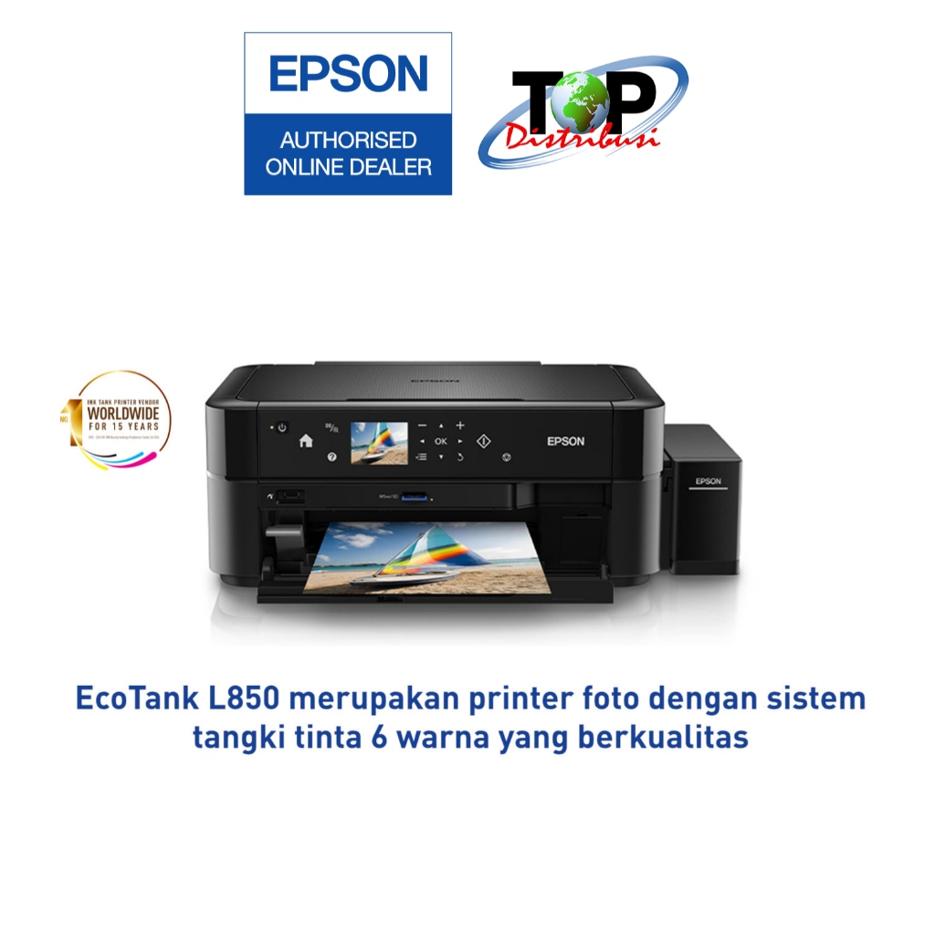 Jual Printer EPSON L850 All - In - One / 6 Colour Ink Tank | Shopee ...