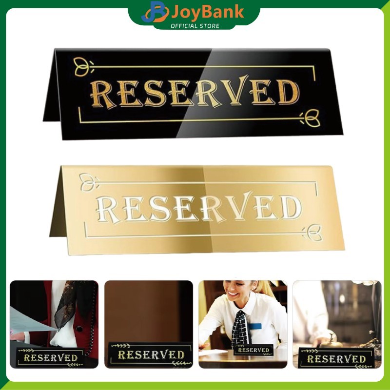 Jual Tanda Papan Reservasi Restaurant Akrilik - Reserved Table Sign ...
