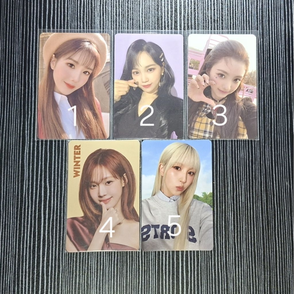 Jual [ PHOTOCARD PC IZ*ONE KEP1ER AESPA TWICE ] Winter Aespa × Nabati Krisbite & Grande Eunbi ...