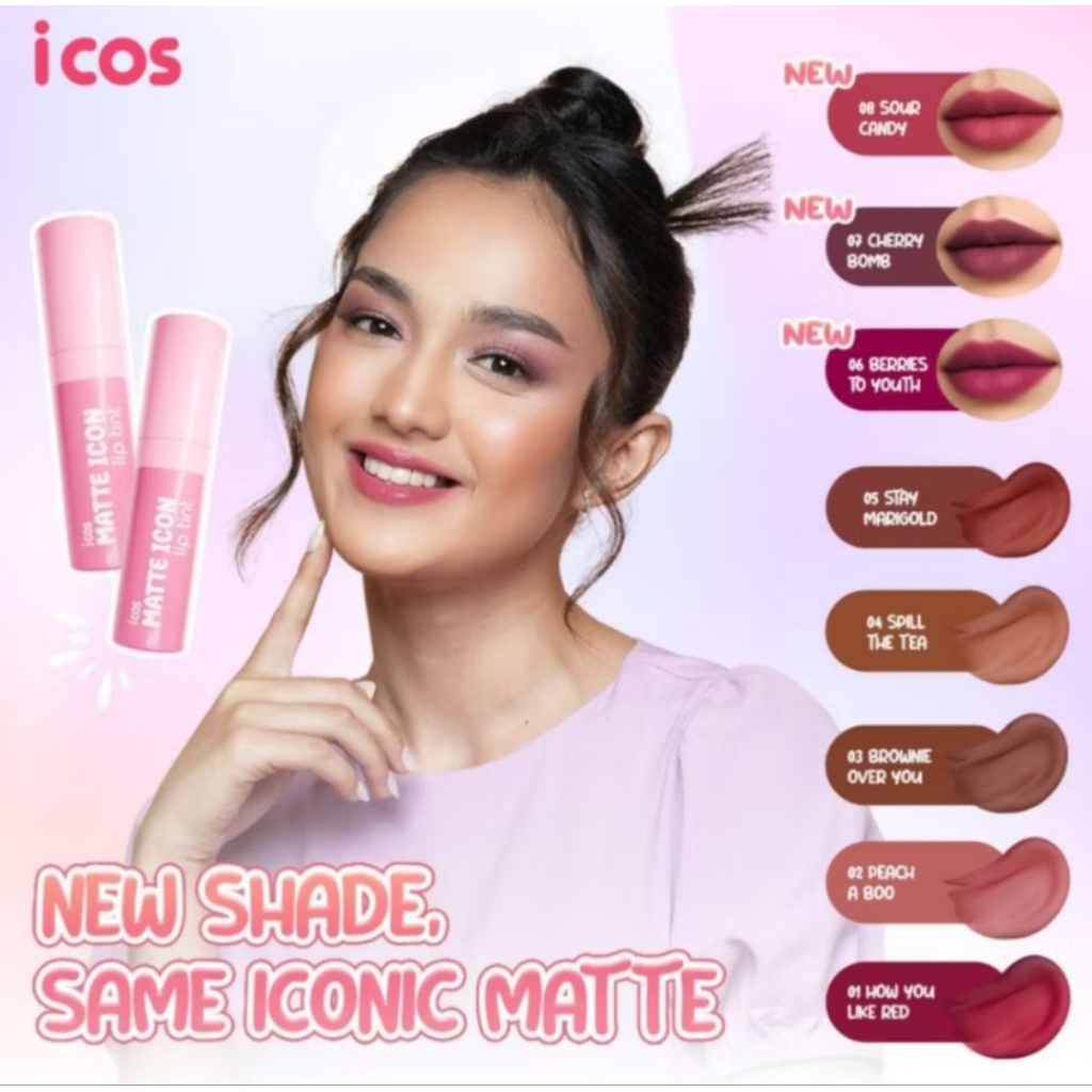 Jual ICOS MATTE ICON LIP TINT | Shopee Indonesia