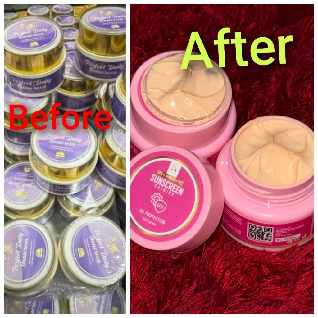 Jual Sunscreen Shining FA Skin Glow (FNB glow terbaru) | Shopee Indonesia