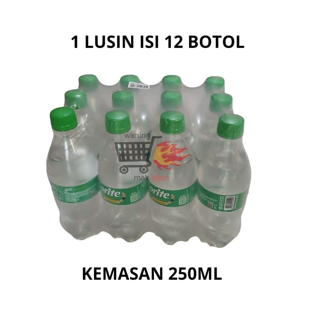 Jual Sprite kemasan 250ml harga 1 lusin isi 12 botol | Shopee Indonesia