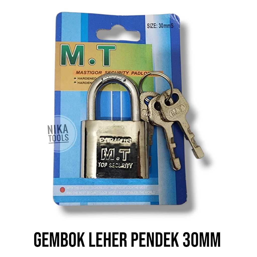 Jual Gembok 30mm Leher PENDEK Chrome SHORT | Shopee Indonesia