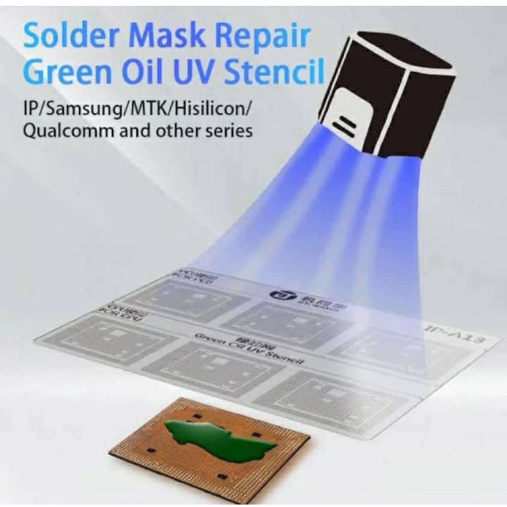 Jual Solder Mask repair the green oil mesh /penutup jalur | Shopee ...
