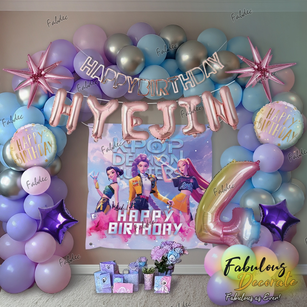 Jual Fabulous Decorate Set dekorasi Tema Kpop Demon Hunters / Dekorasi ...