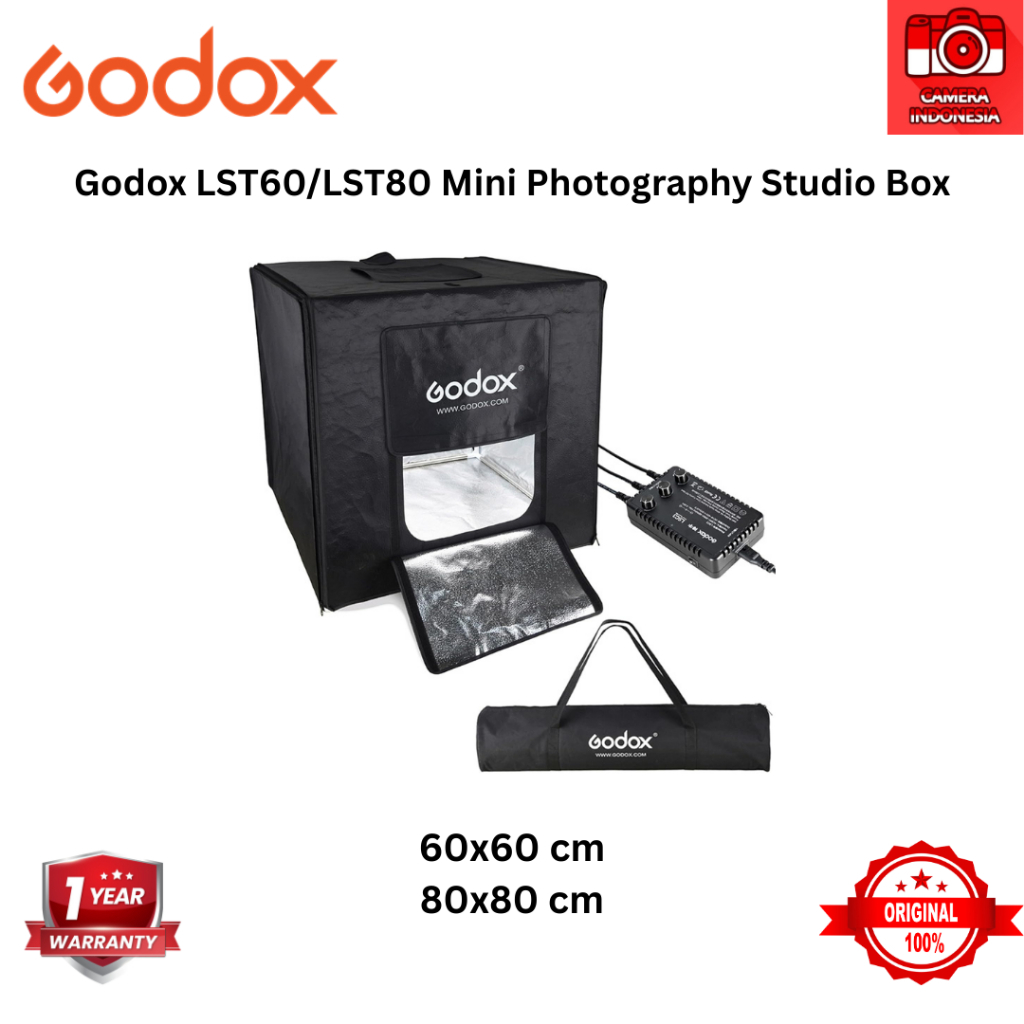 Jual Godox LST80 80x80cm LST60 60x60cm Mini Studio Photo Box Light Tent ...