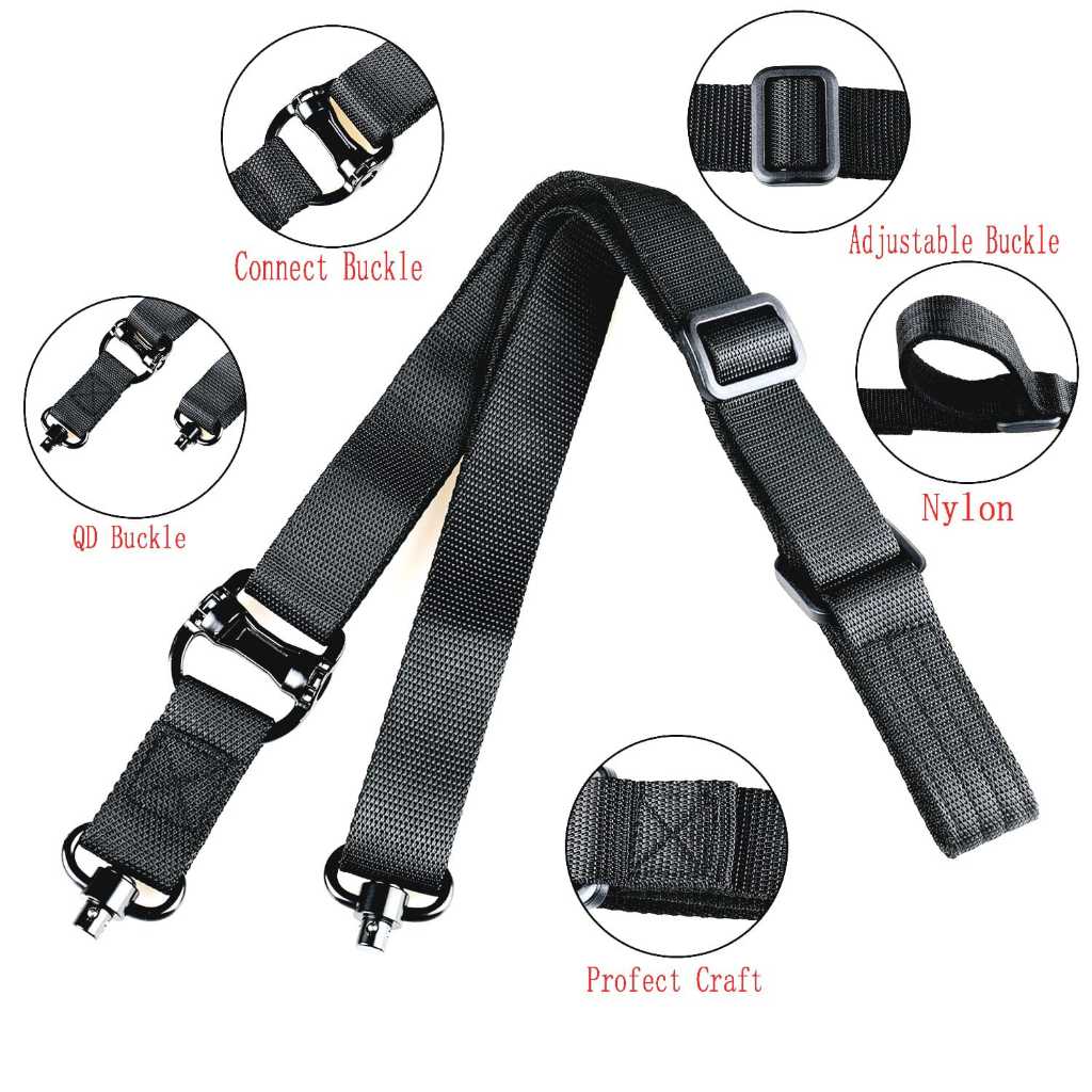 Jual Tali Strap Shoulder Tas Koper Black Tali Sling Tactical | Shopee ...