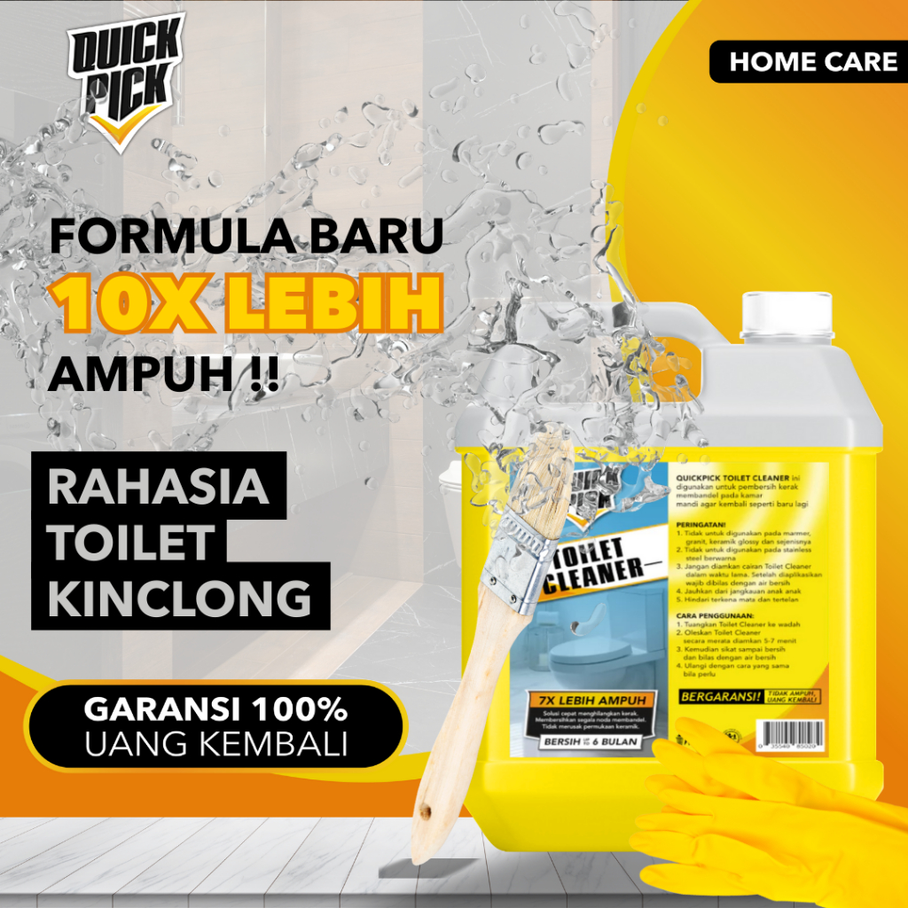 Jual PEMBERSIH KERAK KAMAR MANDI QUICKPICK (FREE ONGKIR) CAIRAN AJAIB ...